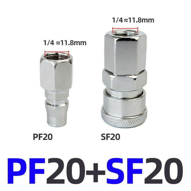 Quick Release Air Line Hose Fittings Coupler Connector 8mm Compressor ...