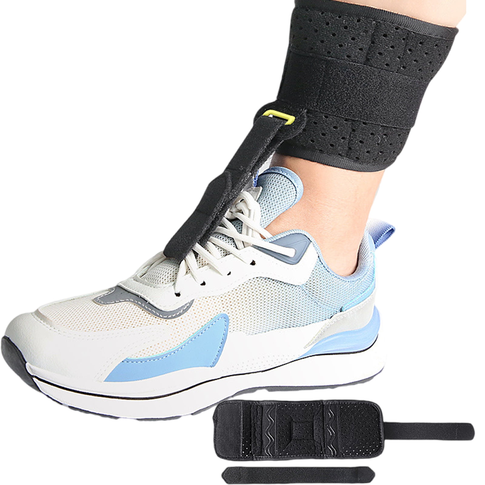Quick-Release Ankle Guard with Dense Sponge Mesh Lining & Hook-Loop ...