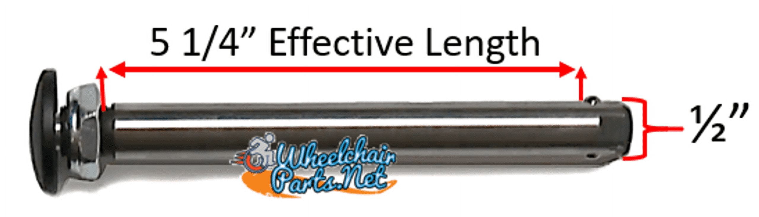 Quick Release Axle 5 1/4" x 1/2" (134mm), Big BLACK Button - Walmart.com