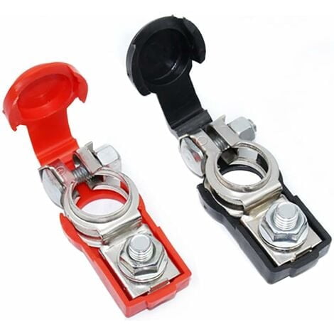Quick Release Battery Terminals Negative and Positive Clamps, Copper ...
