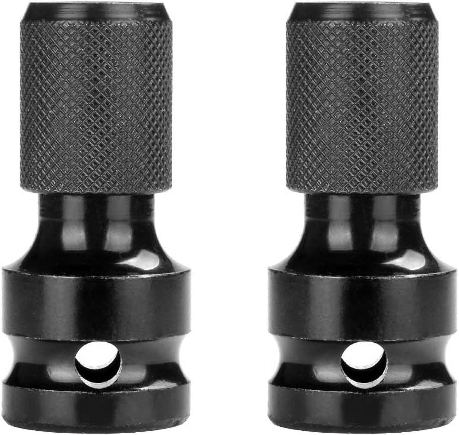 Quick-Release Bit Converter 1/2" to 1/4" Hex Socket Adapter Set for ...