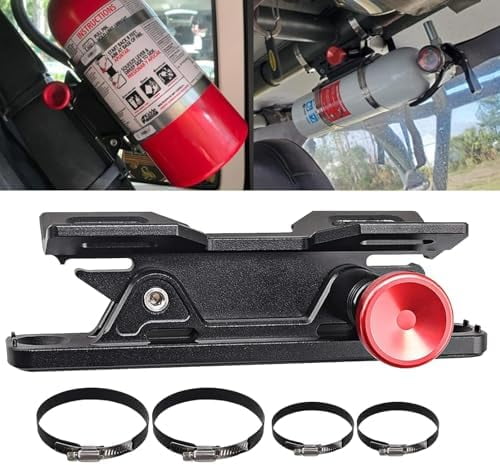 Quick Release Fire Extinguisher Mount Aluminum Adjustable Roll Bar Fire ...