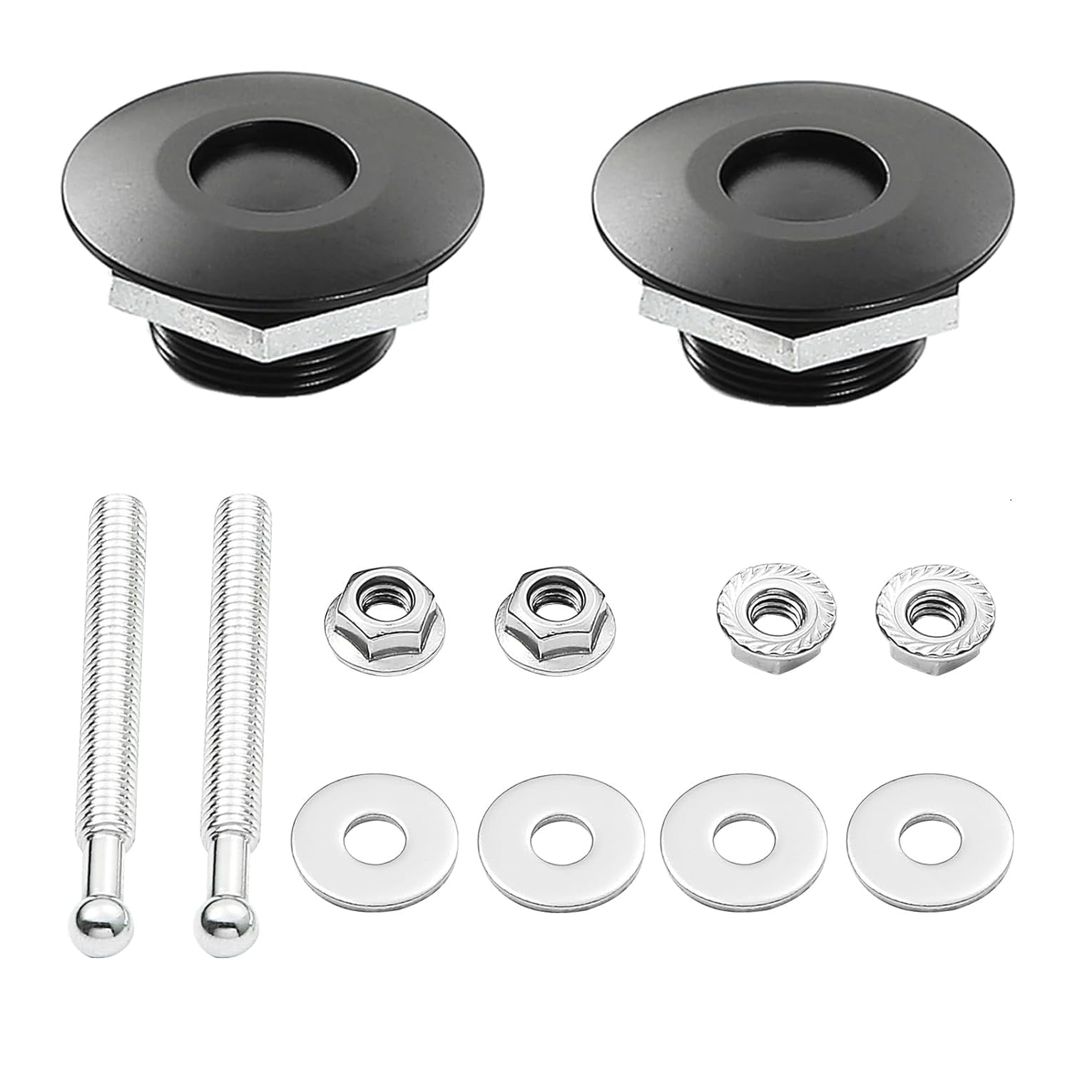 Quick Release Latch License Plate Lock Clip 1.25" Diameter Aluminum ...