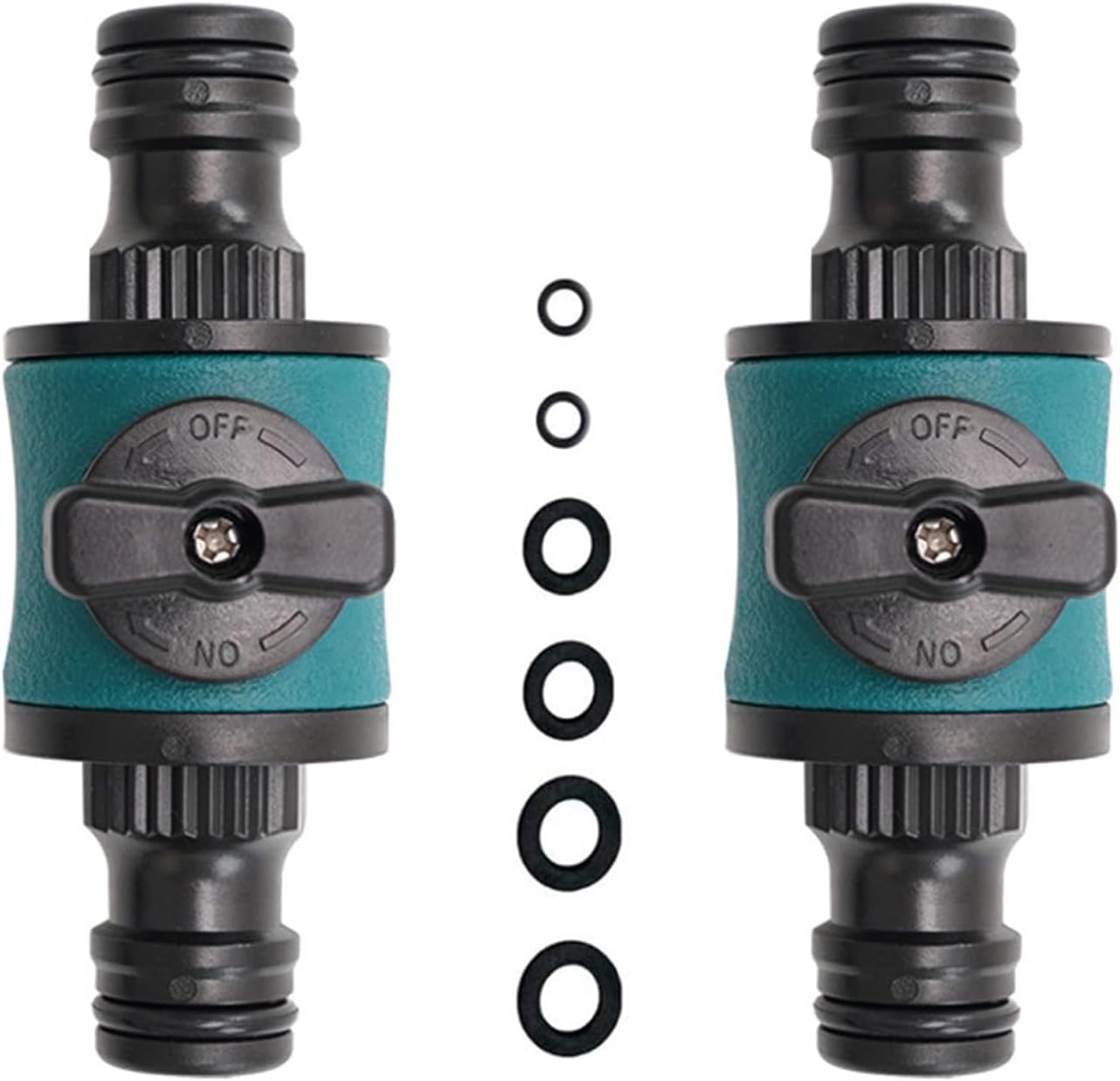 Quick Release in Line Hose Shut Off Valve, Double Male Connector Valve ...