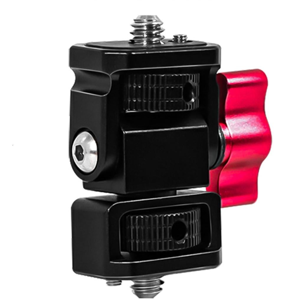 Quick Release Monitors Holder Swivels and Tilt Adjustable DSLR Camera Monitors Mount Tripods ...