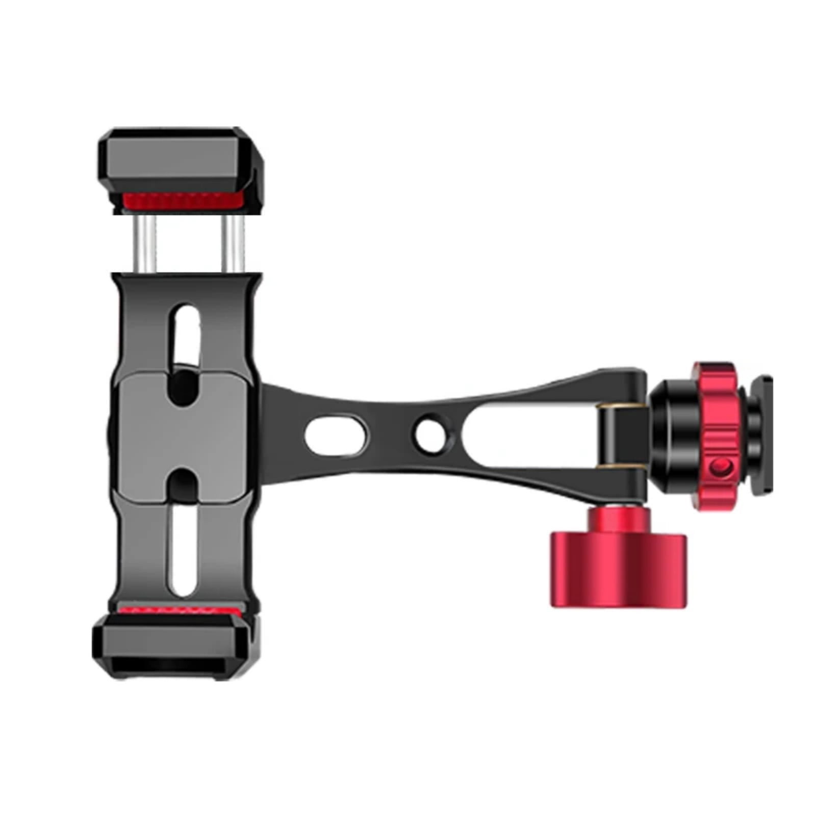 Quick-Release Phone Tripod Adapter with 1/4" Screw Mounts & Hot Shoe ...