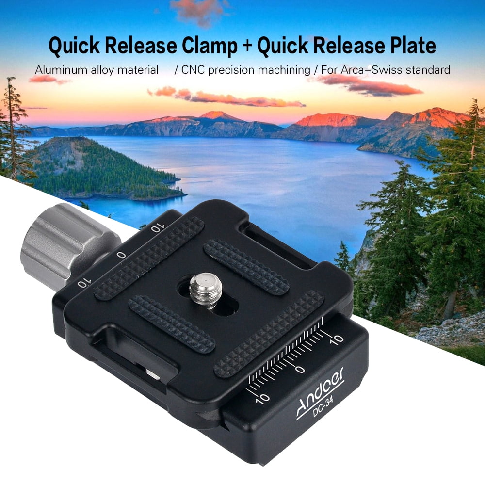 Quick Release Plate,Buzhi 1/4 Screw Qr Clamp Adapter With Quick Plate ...