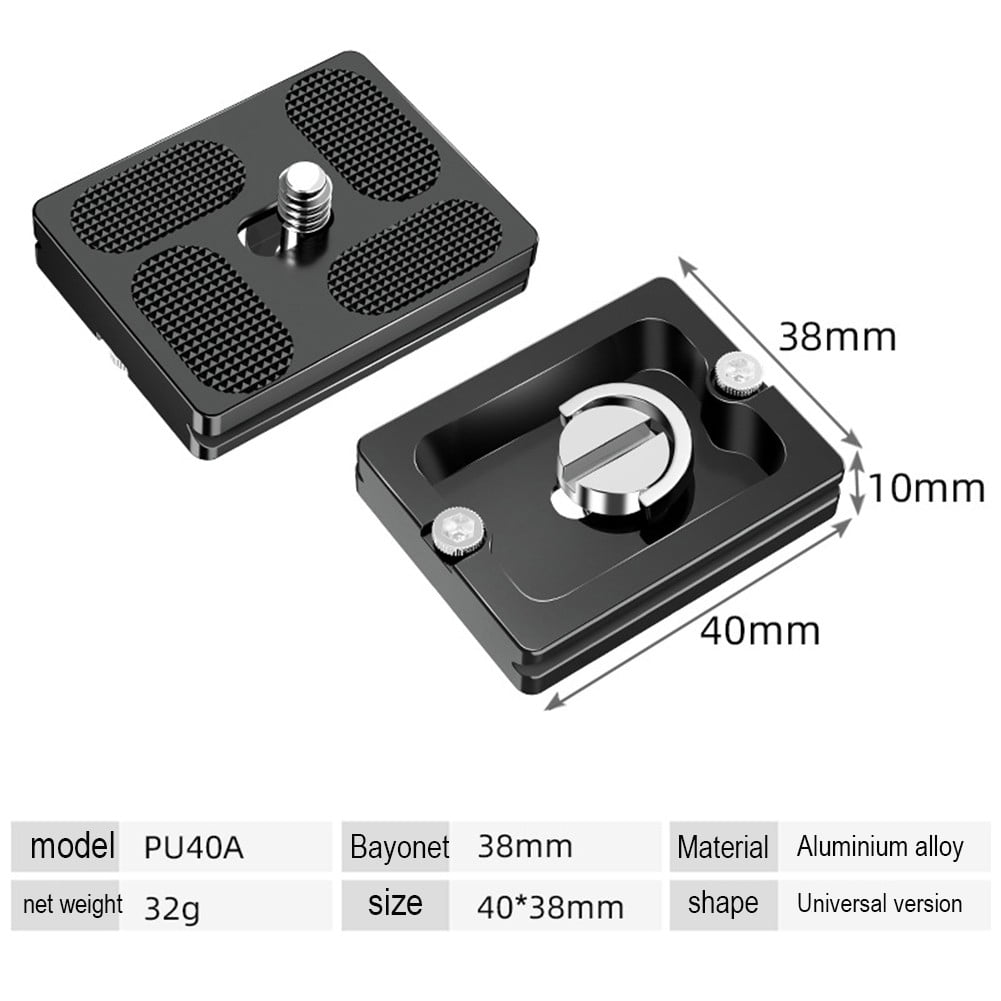 Quick Release Plate Quick Tripod Adapter Mounting Plate Adapter Arca ...
