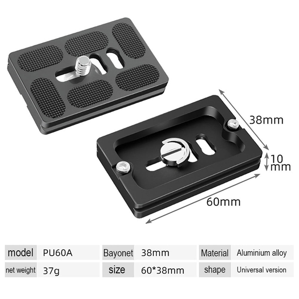 Quick Release Plate Quick Tripod Adapter Mounting Plate Adapter Arca ...
