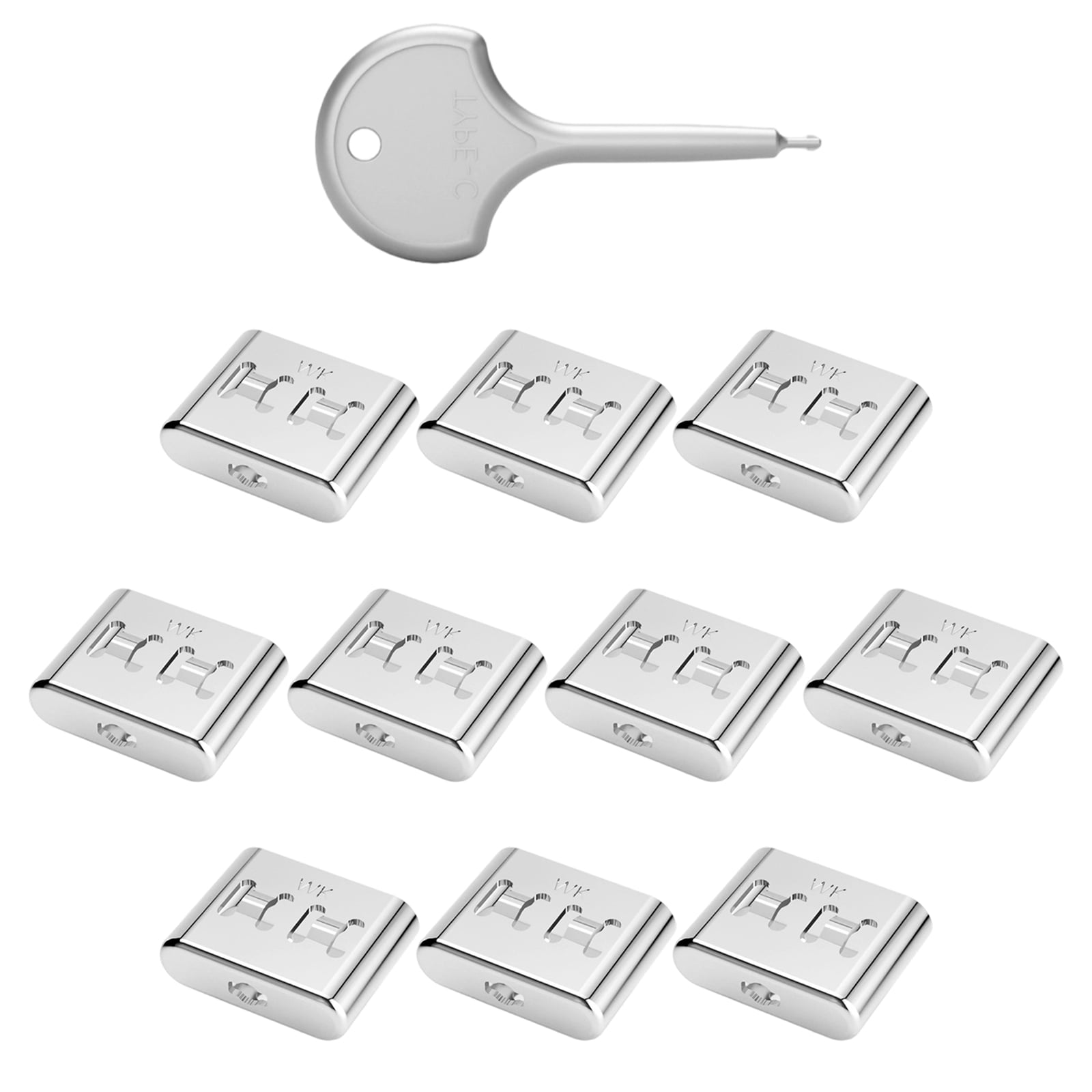 Quick Release Type C Port Lock Metal Privacy Protectors USB C Port ...
