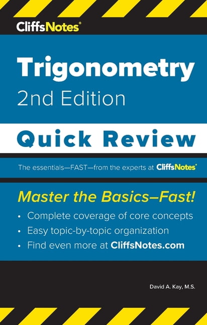 Quick Review: CliffsNotes Trigonometry : Quick Review (Edition 2 ...
