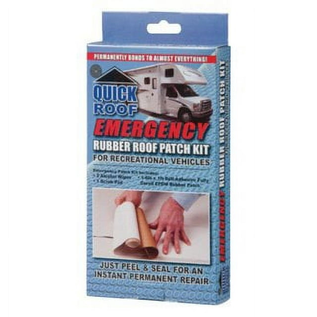 Quick Roof Emergency Rubber Roof Patch Kit, 6" x 12" - Walmart.com