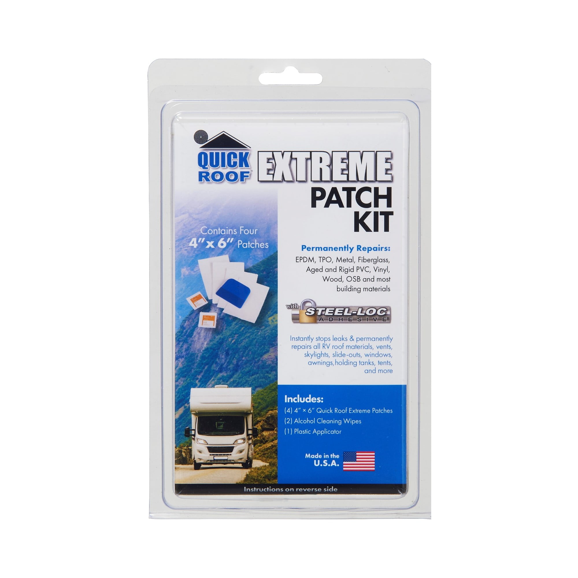 Quick Roof UBE46KIT Extreme Patch Kit (4) 4" x 6", 24 CT Bulk - Walmart.com
