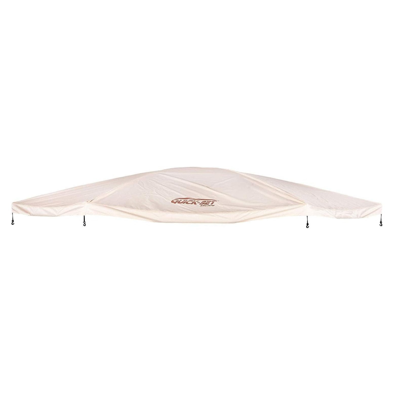 Quick-Set Outdoor Portable Screened Gazebo Canopy Tent with Rain Fly Tarp and Carry Bag, Tan ...