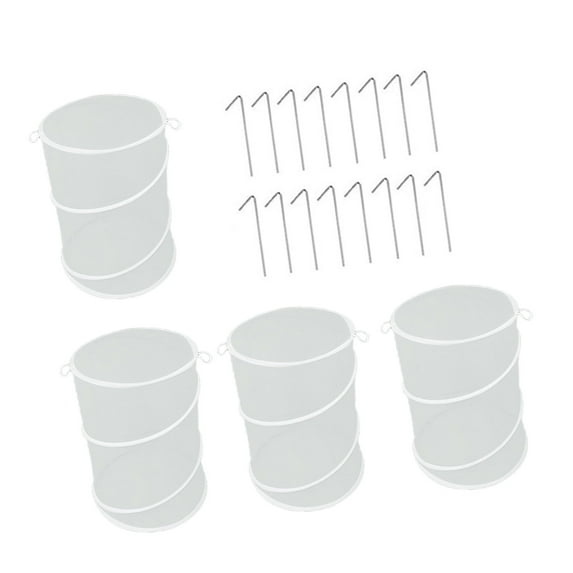 Quick Setup Garden Covers with Reinforced Steel Frame 13 Inch Diameter ...