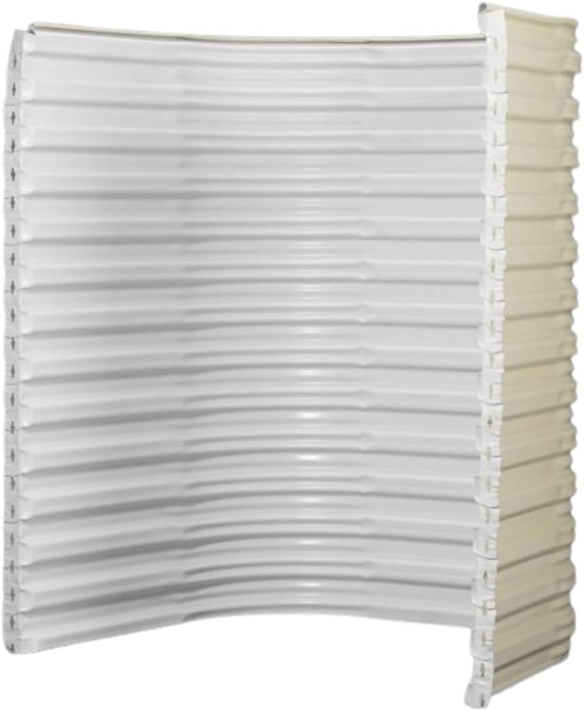 Quick-Ship Tuffwell Metal Heavy-Duty Window Well (White, 42" W x 36" P ...