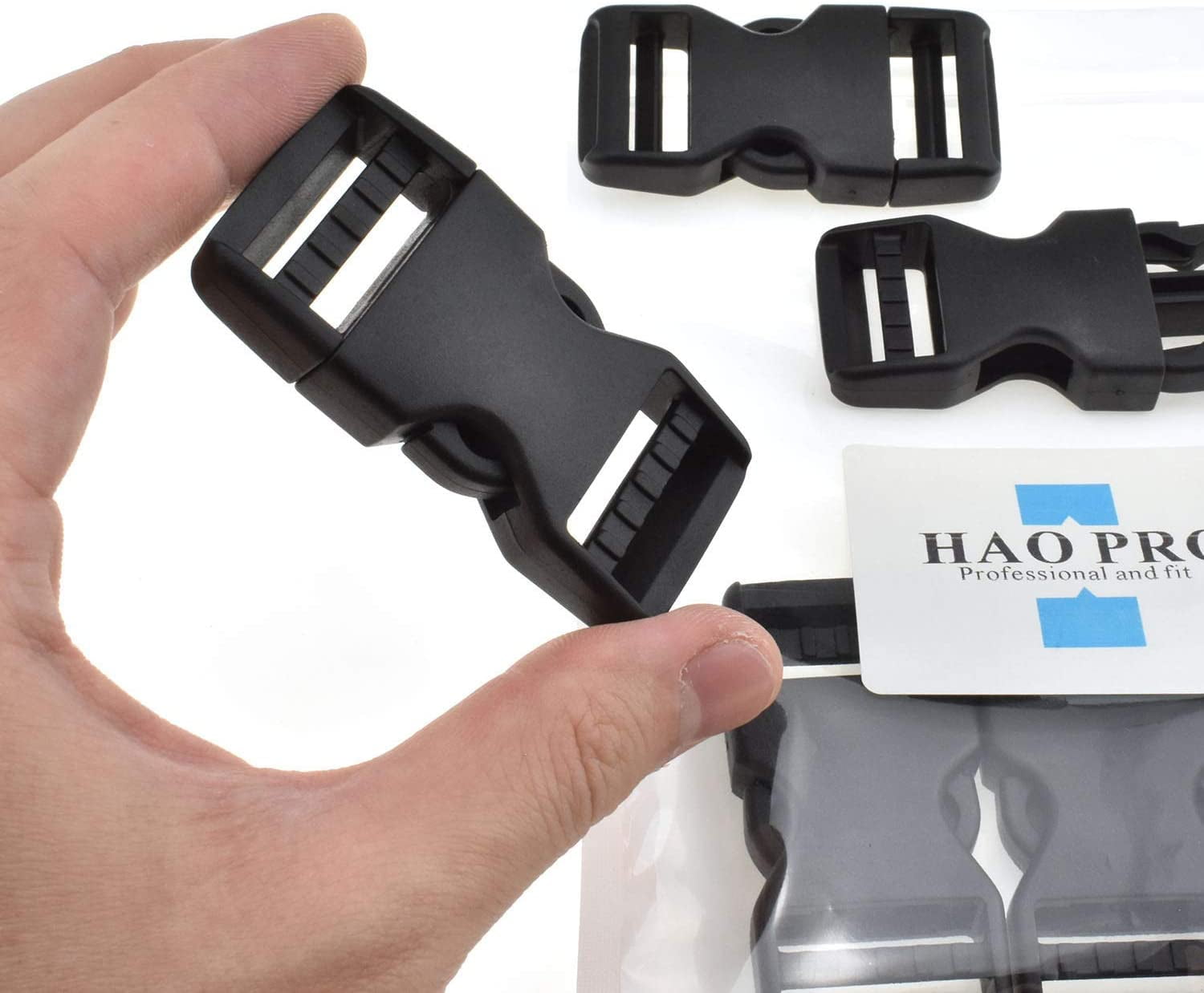 Quick Side Release Buckles 1" Wide 6 Pack Dual Adjustable No Sewing ...