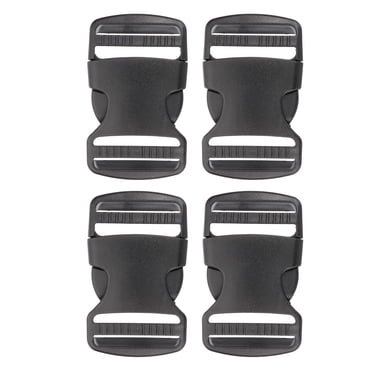 Uxcell 2Pack 1-1/4" Plastic Dual Adjustable Side Release Buckle for ...