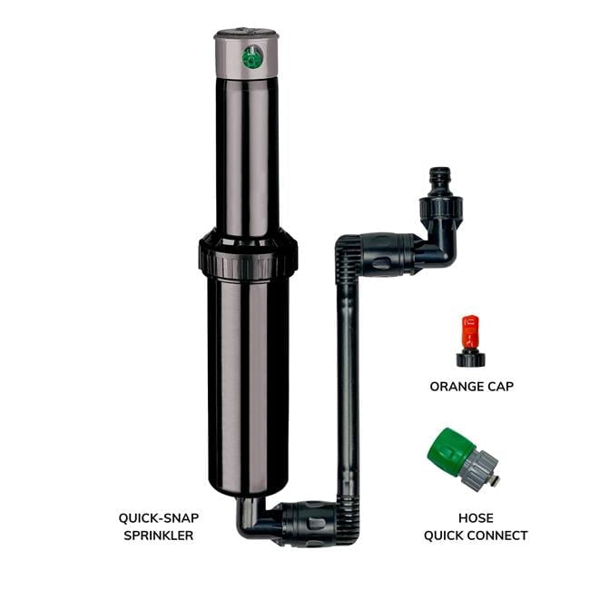 Quick Snap in Ground 5 in. Pop Up Adjustable Sprinkler with Quick Hose ...