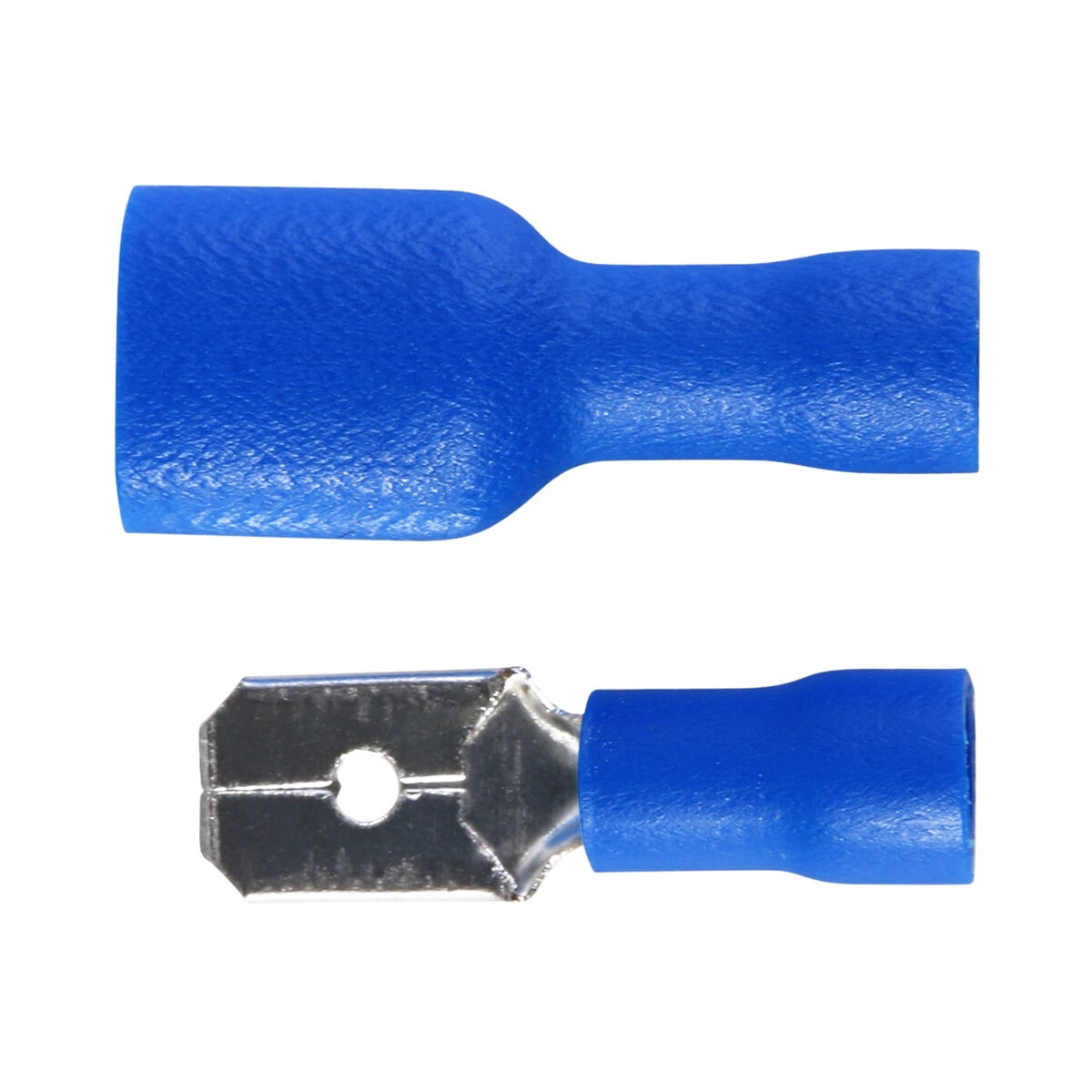 NIAIZEK Insulated Blue Spade Wire Connectors 100pcs for Automotive and ...