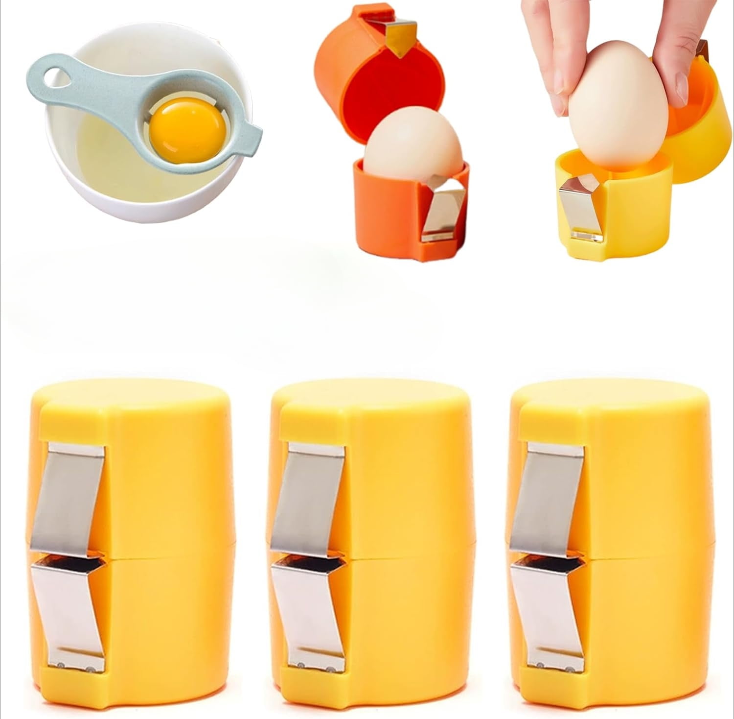 Quick Split Egg Opener, Quicksplit Stainless Egg Opener & Separator，egg ...