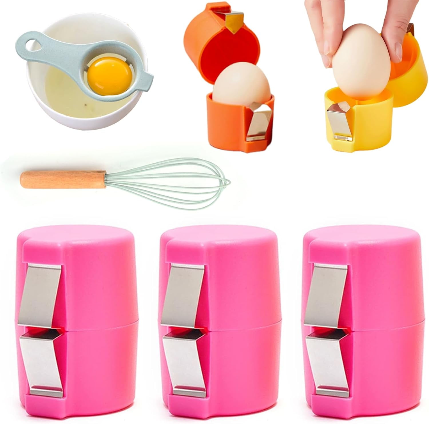 Quick Split Egg Opener, Quicksplit Stainless Egg Opener & Separator，egg ...