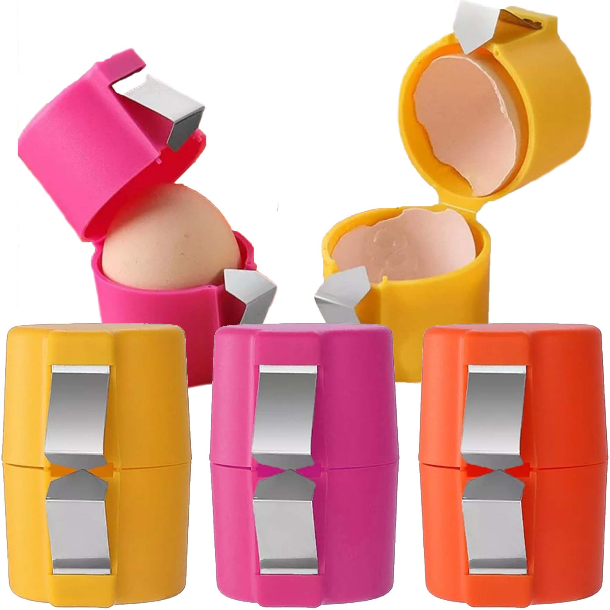 Quick Split Egg Opener,Quicksplit Stainless Egg Separator,Cooking Camping Kitchen Gadgets ...