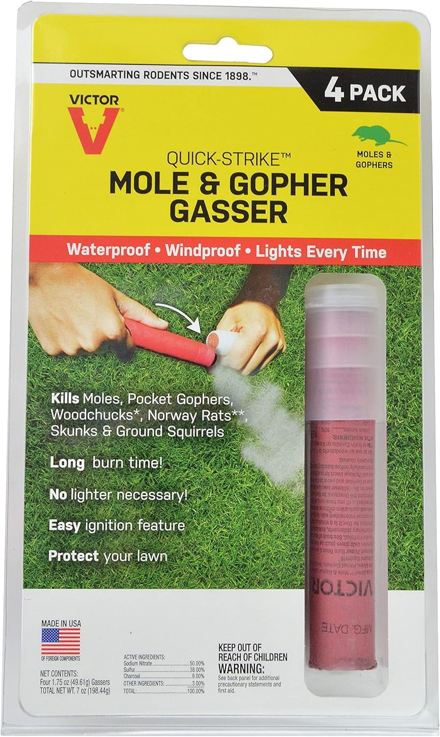 Quick Strike Mole & Gopher Gasser, 4-Pk. - Walmart.com