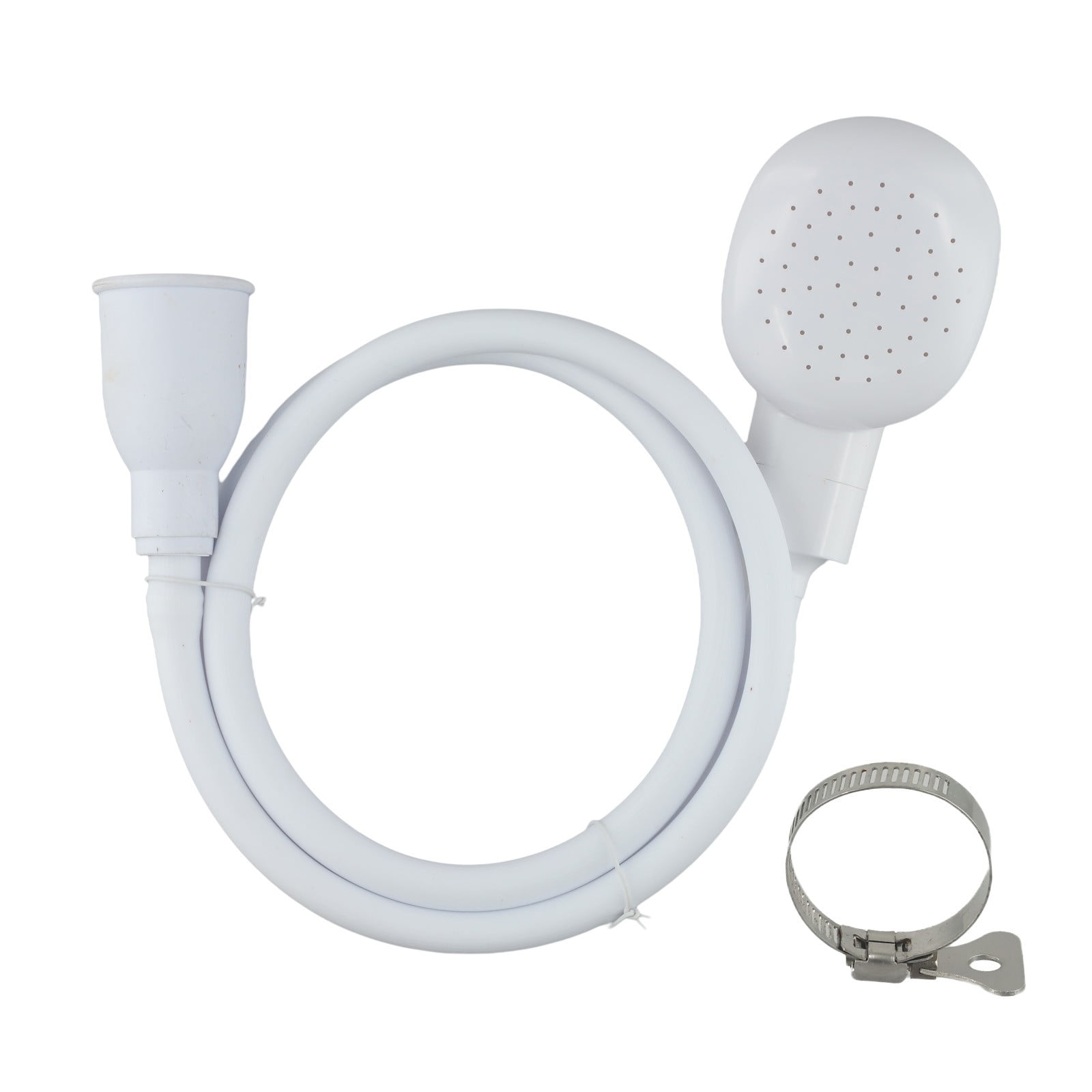 Quick Tap Shower Head Flexible Shampoo Shower Shampooing Simple White ...