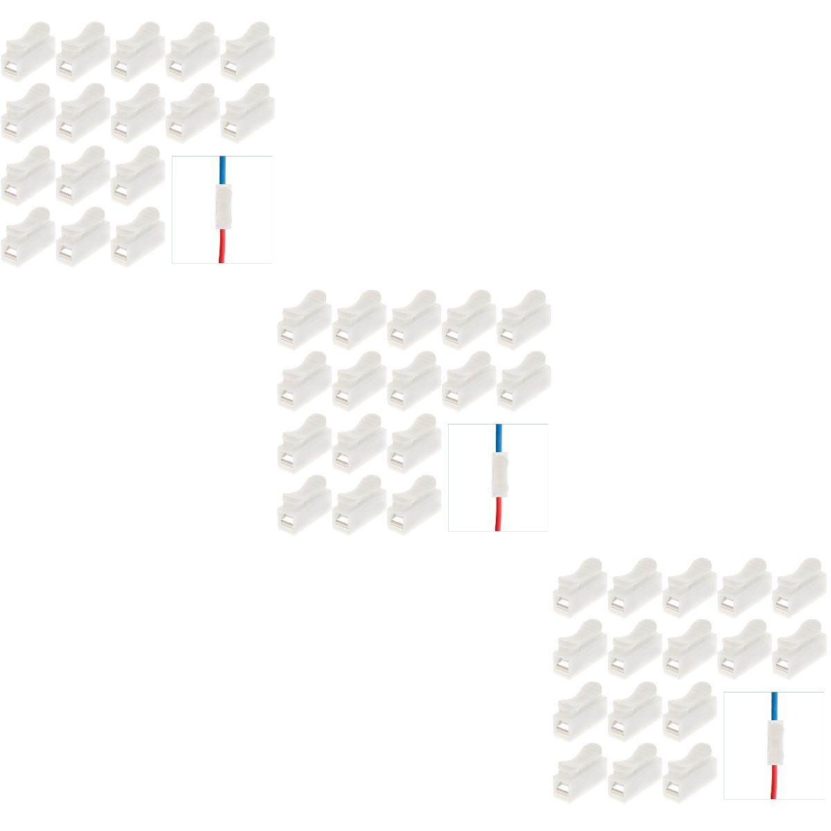 Quick Terminal Cable Push-Type Block Electric Connectors for Wiring ...