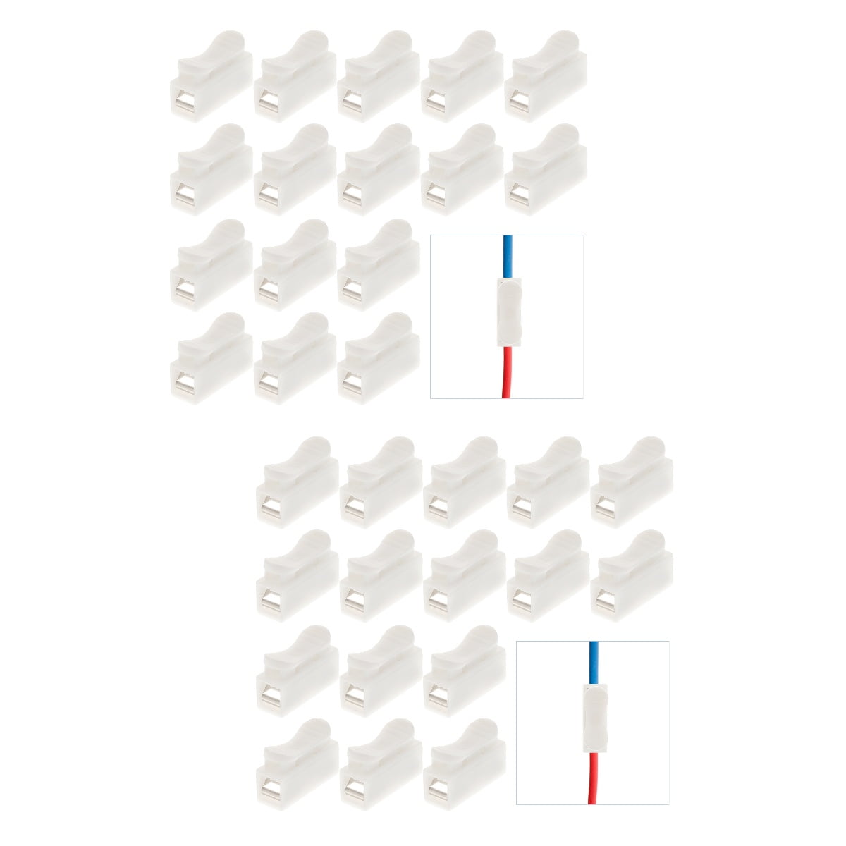 Quick Terminal Electrical Cable Connectors Splice Blocks for Wire ...