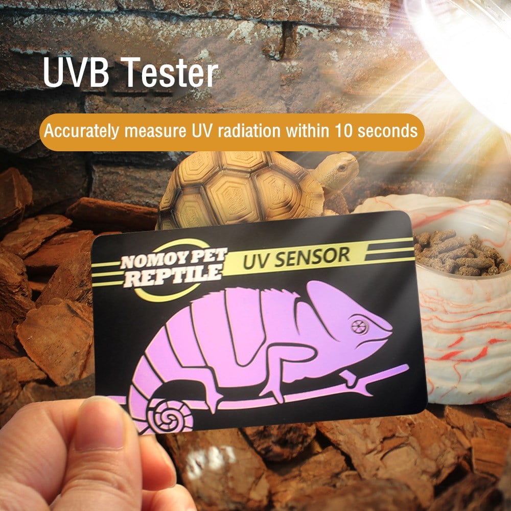 Quick Test UVB Sensor, Reptile UV Tester Heating Lamp Photochromic UVB ...