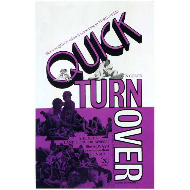 Quick Turnover - movie POSTER (Style A) (27" x 40") (1973) - Walmart.com