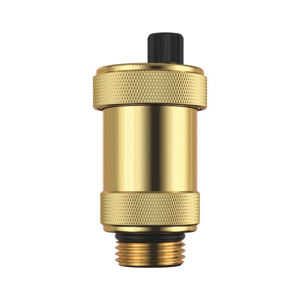 Quick Vent Automatic Vent 1/2 3/8Inch Heating With Shut-off Valve Brass ...