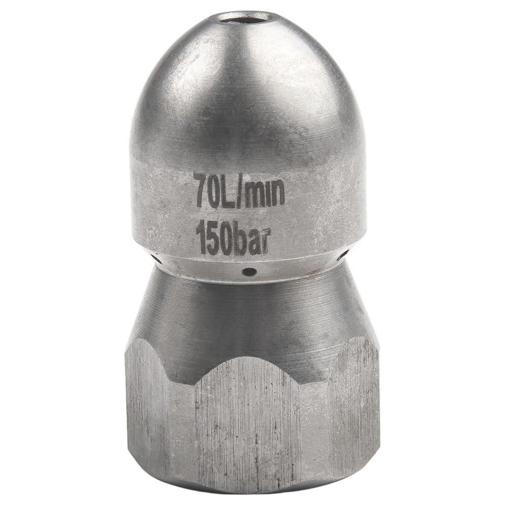 Quick and Easy Nozzle for Pressure Drain Jetter Hose Stainless Steel G1 ...