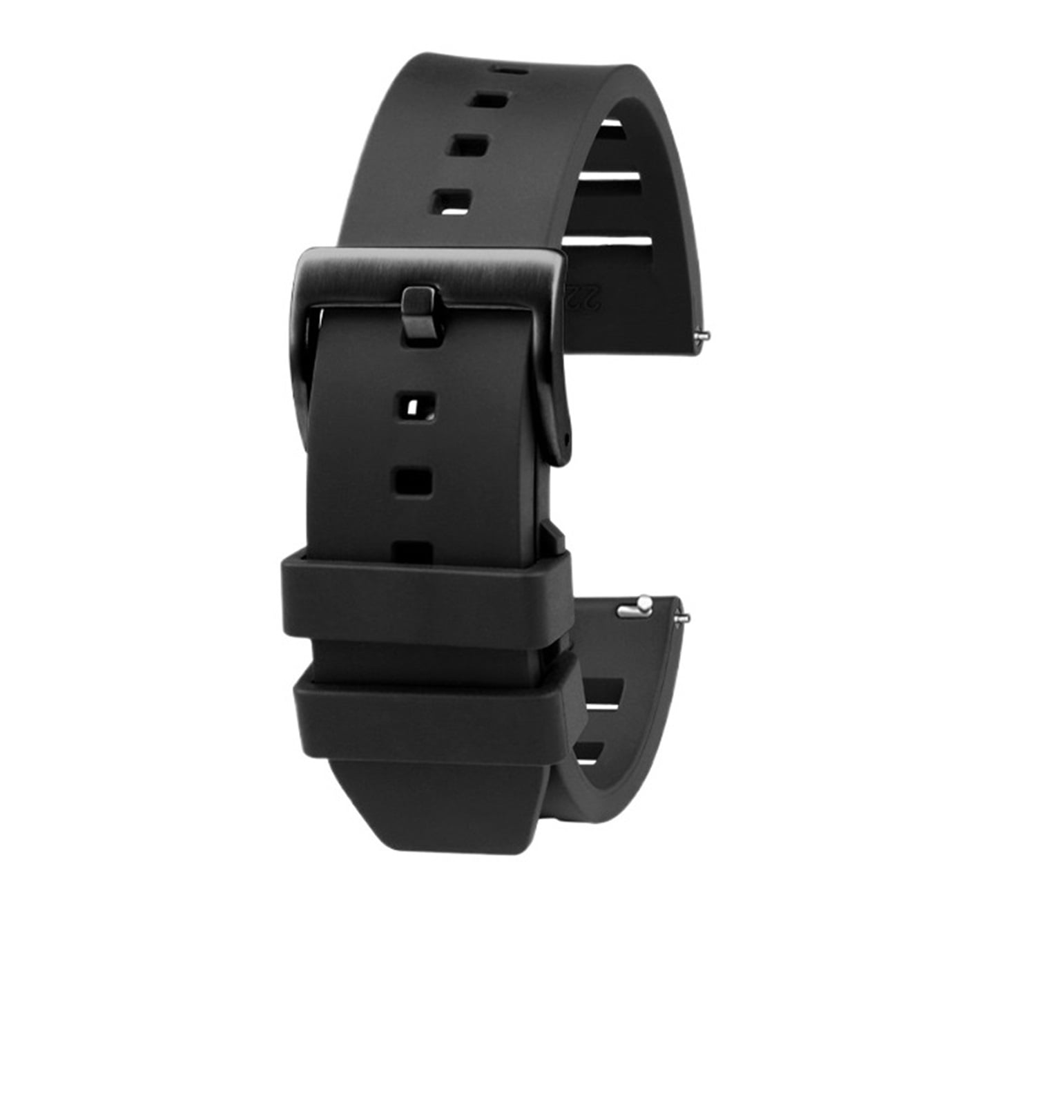 Quick release Fluorine Rubber WatchBand Fit For Breit-ling Fit For Mido ...