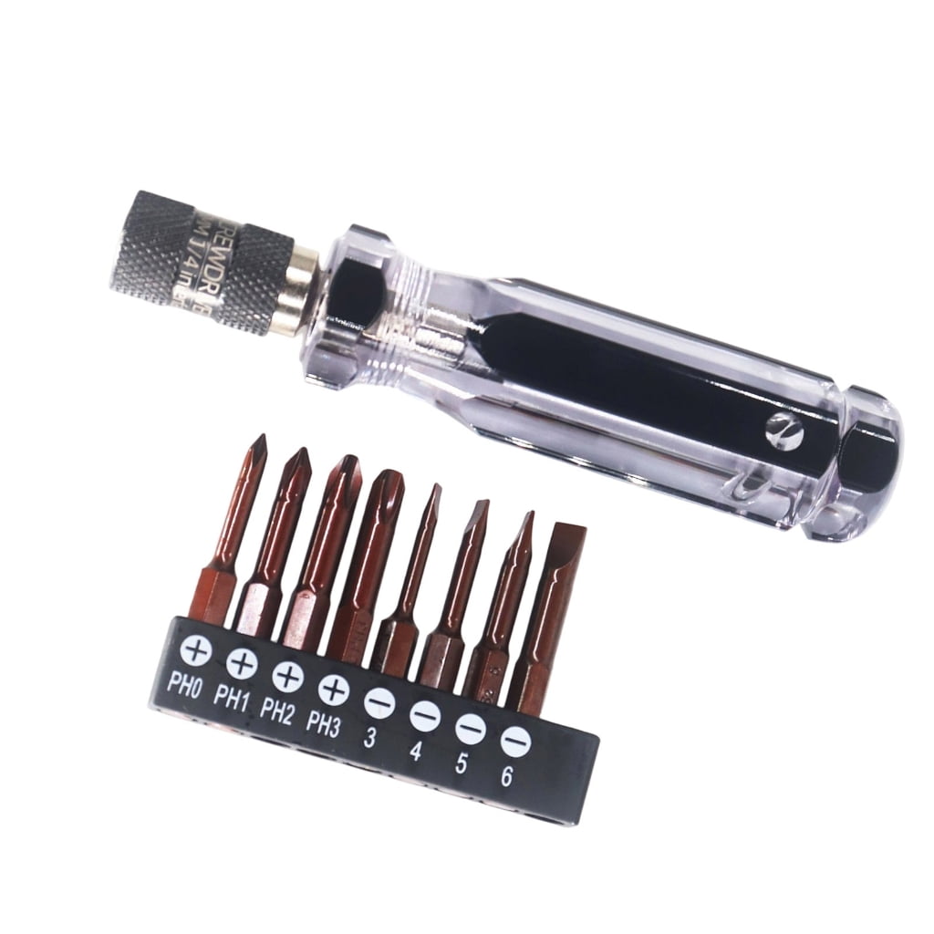 Quick to Change Double Head Screwdriver Bit 6.35mm Hexagonal Holder ...