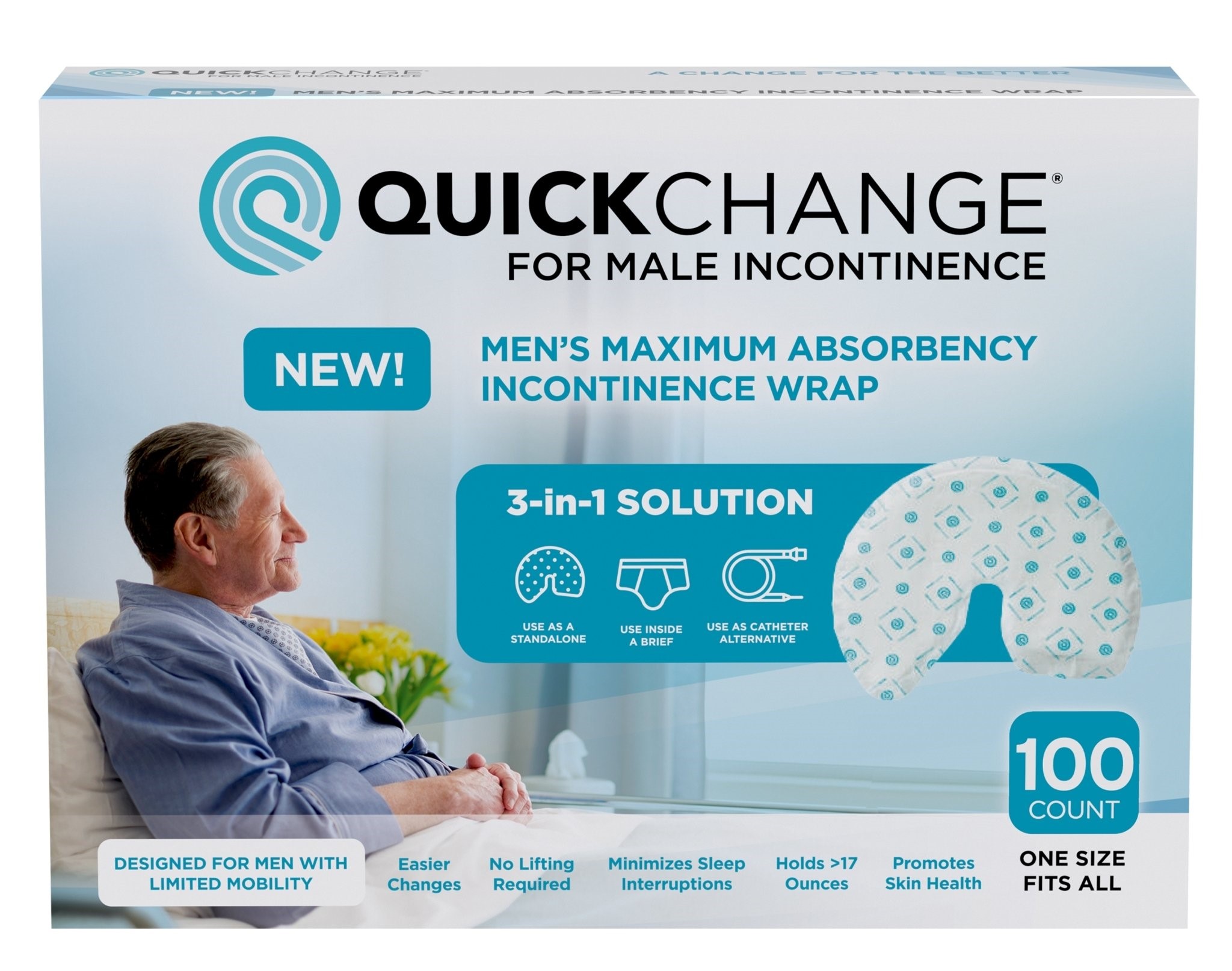 Comfort Finds Men's Reusable Incontinence Brief 6oz - Walmart.com