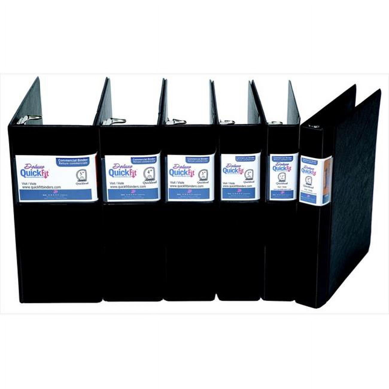QuickFit 091002 3 In. Deluxe Heavy Duty Commercial Binder With 2 Inside ...