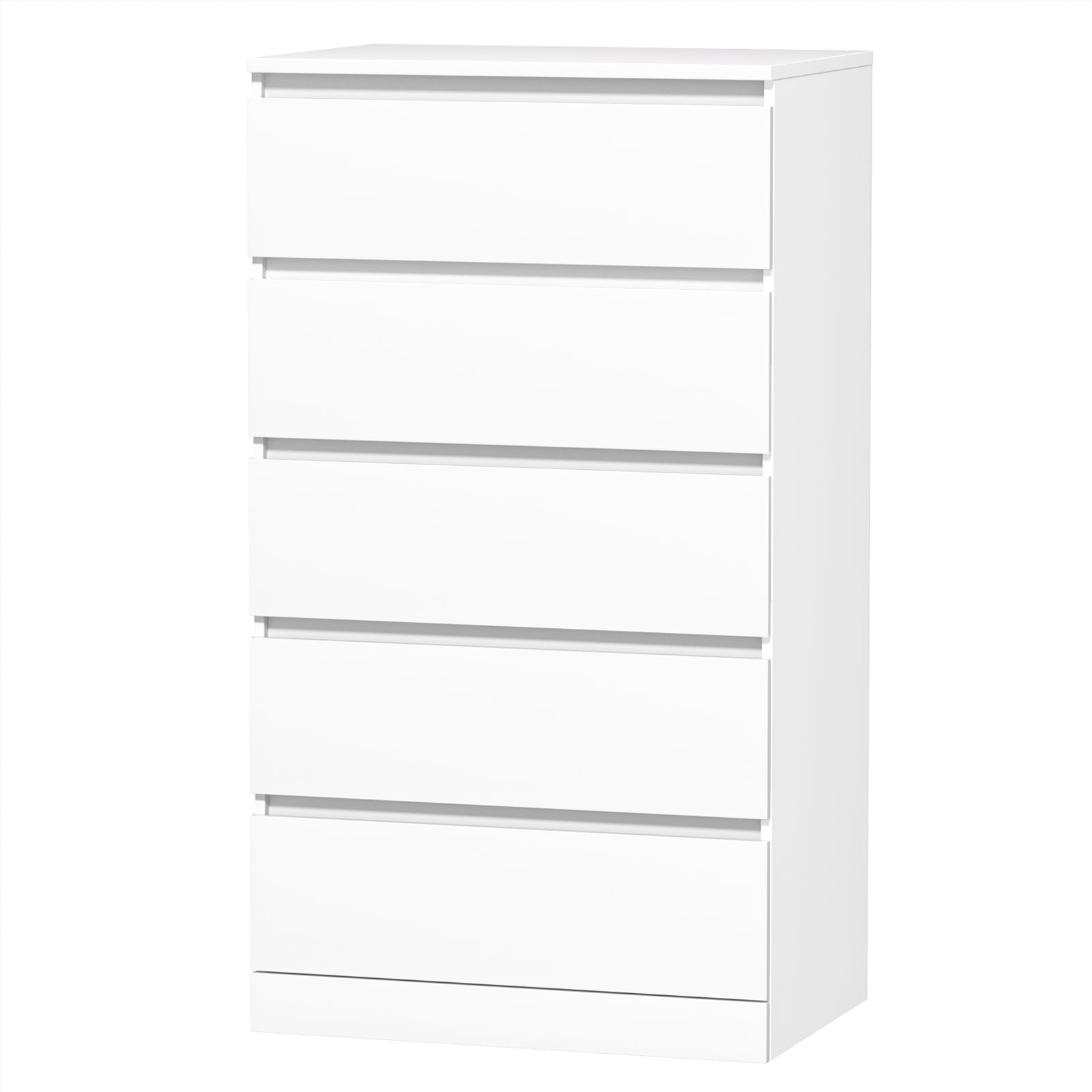 QuickGo 3/4/5 Tiers Tall Dresser, White Dresser for Bedroom, Wood ...