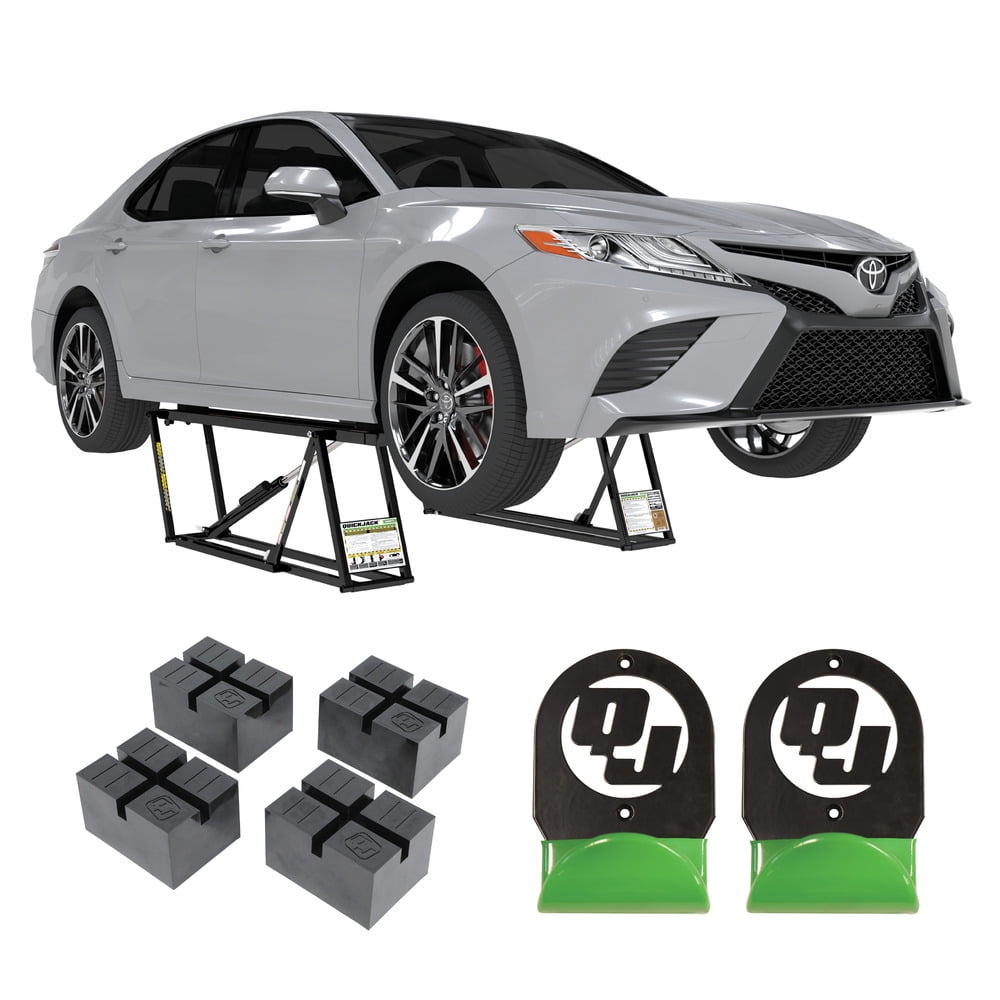 QuickJack 5000TL Bundle 5,000lb Capacity Portable Car Lift with 110V ...
