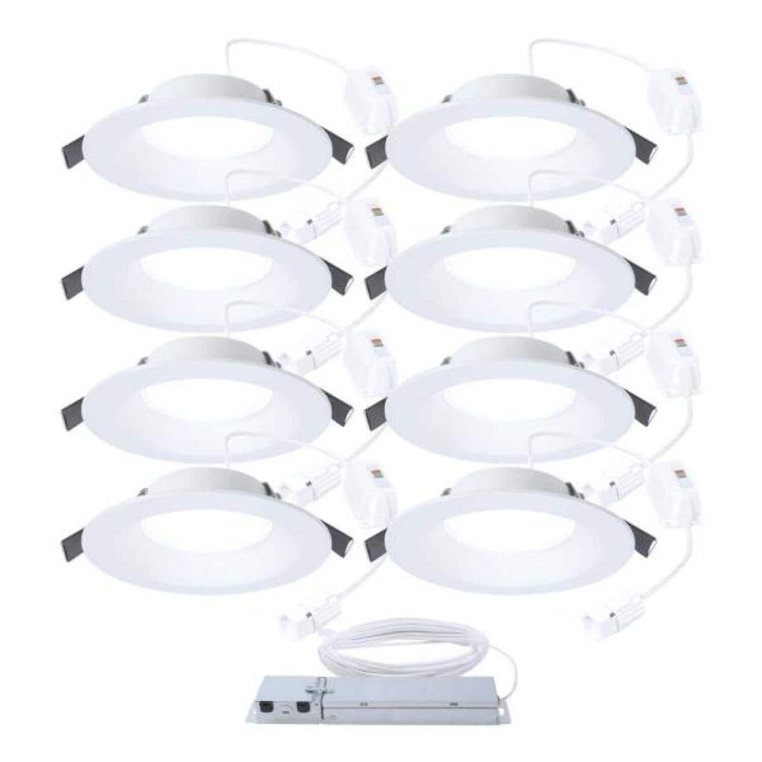 QuickLink Low Voltage, 6 in. Selectable CCT 2700-5000K, 600 Lumens ...