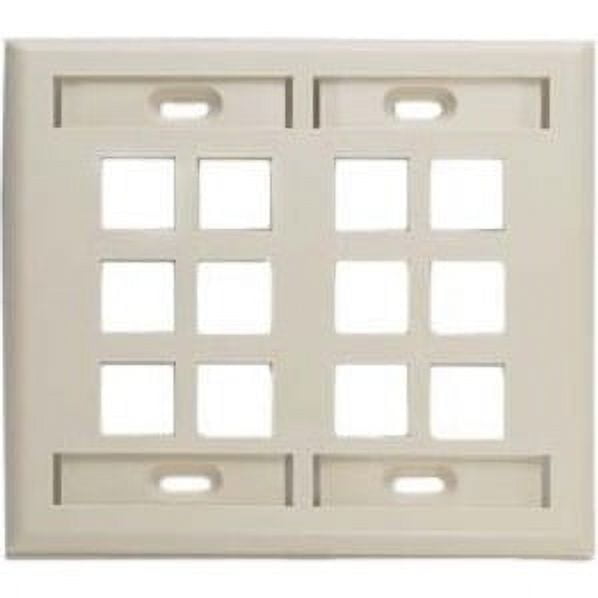 QuickPort 12 Socket Faceplate - Walmart.com