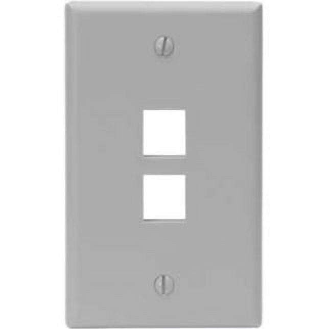 QuickPort 2 Socket Faceplate - Walmart.com