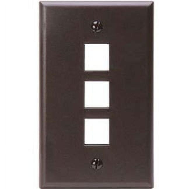 QuickPort 3 Socket Faceplate - Walmart.com