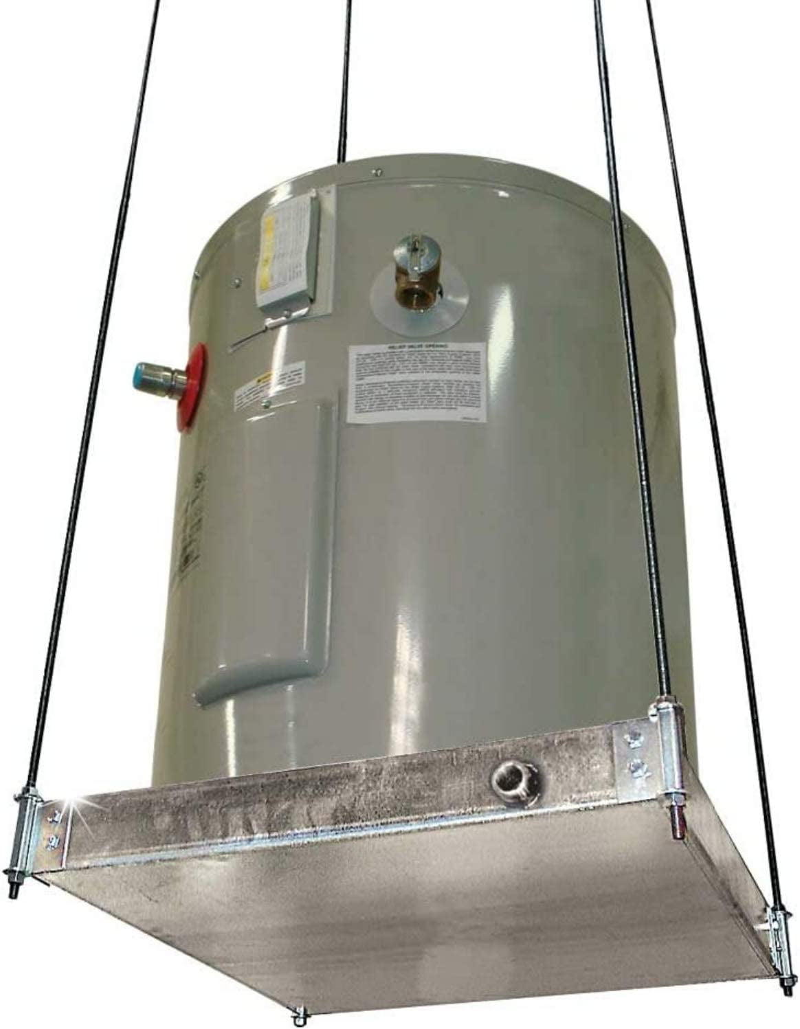 QuickStand 24 Inch x 24 Inch x 4 Inch Ceiling Mounted Water Heater ...