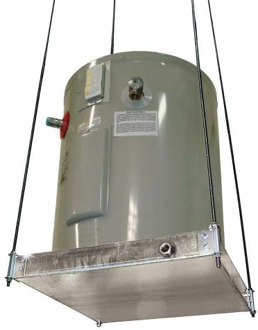 QuickStand Ceiling Mounted Water Heater Platform with Steel Drain, Up ...