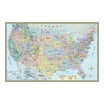 24x36 United States, USA Contemporary Elite Wall Map Poster - Walmart.com