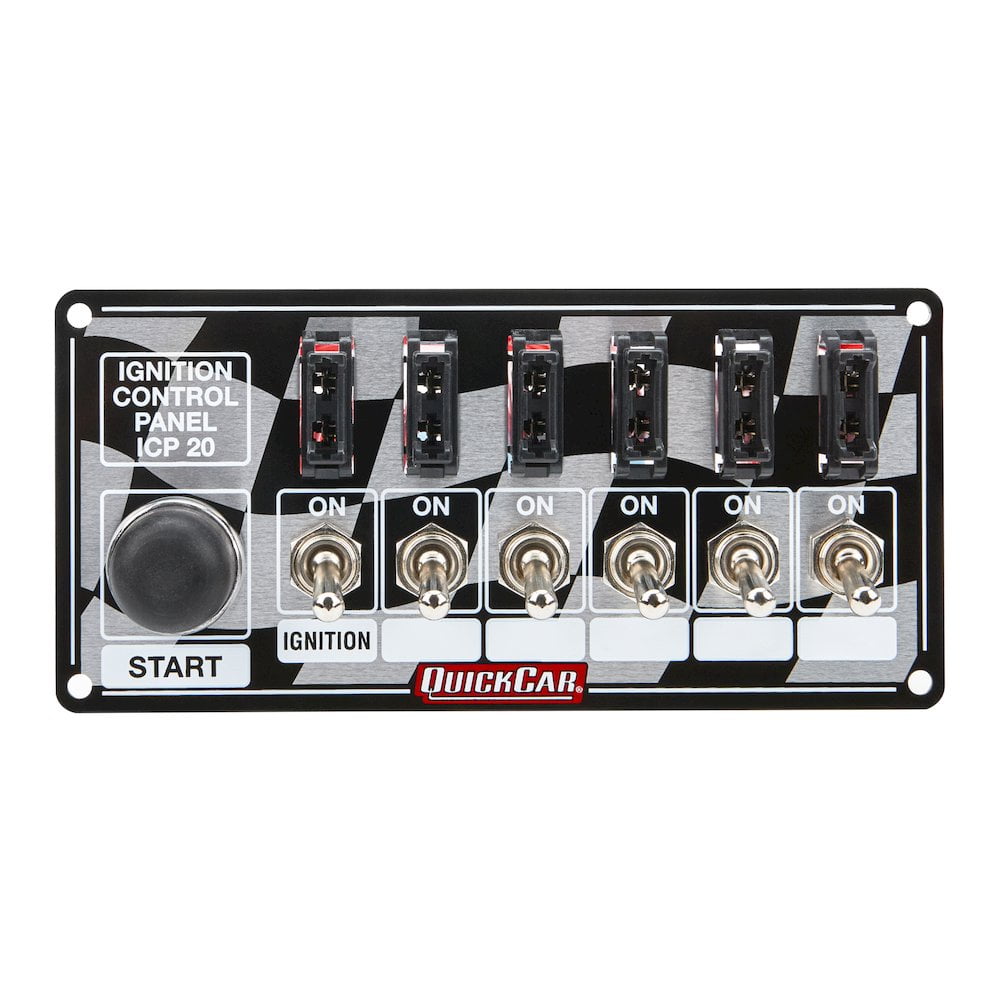 Quickcar Racing Products Ignition Panel Fused w/Start Button - Walmart.com