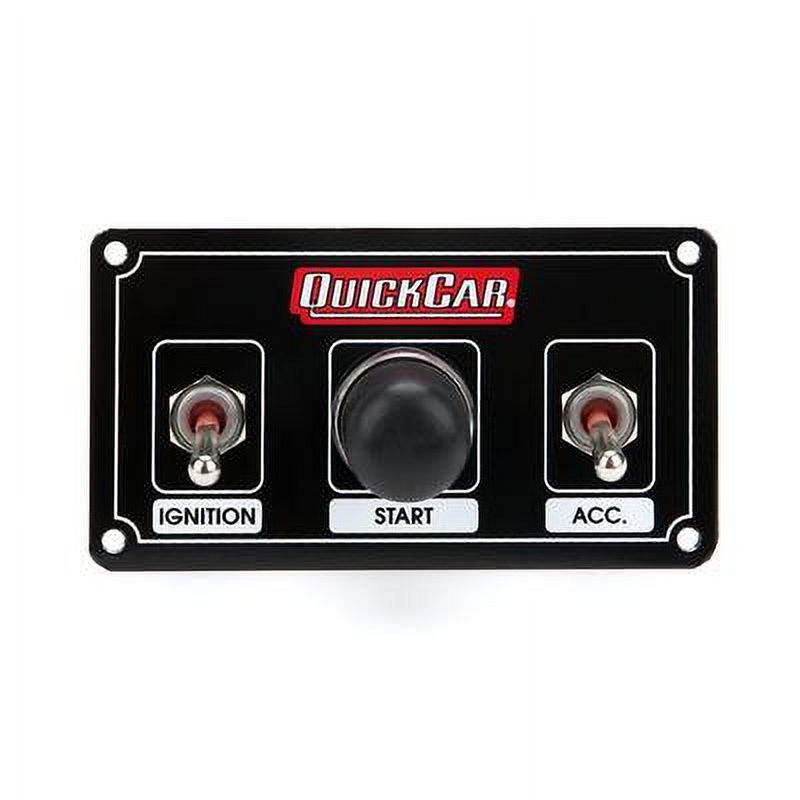 Quickcar Racing Products 50-820, Ignition Panel Black W/ Weatherproof ...